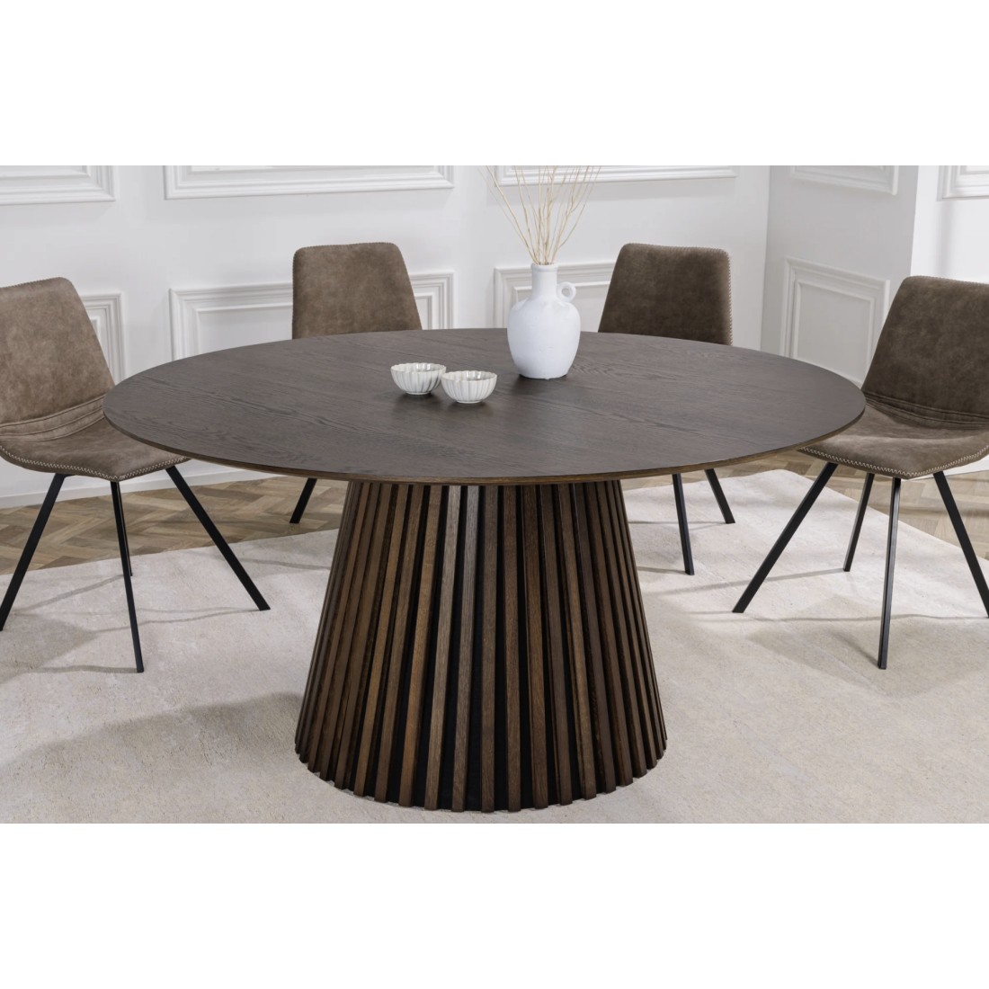 Table de salle à manger KANOVA – Ronde 140 cm – Style contemporain